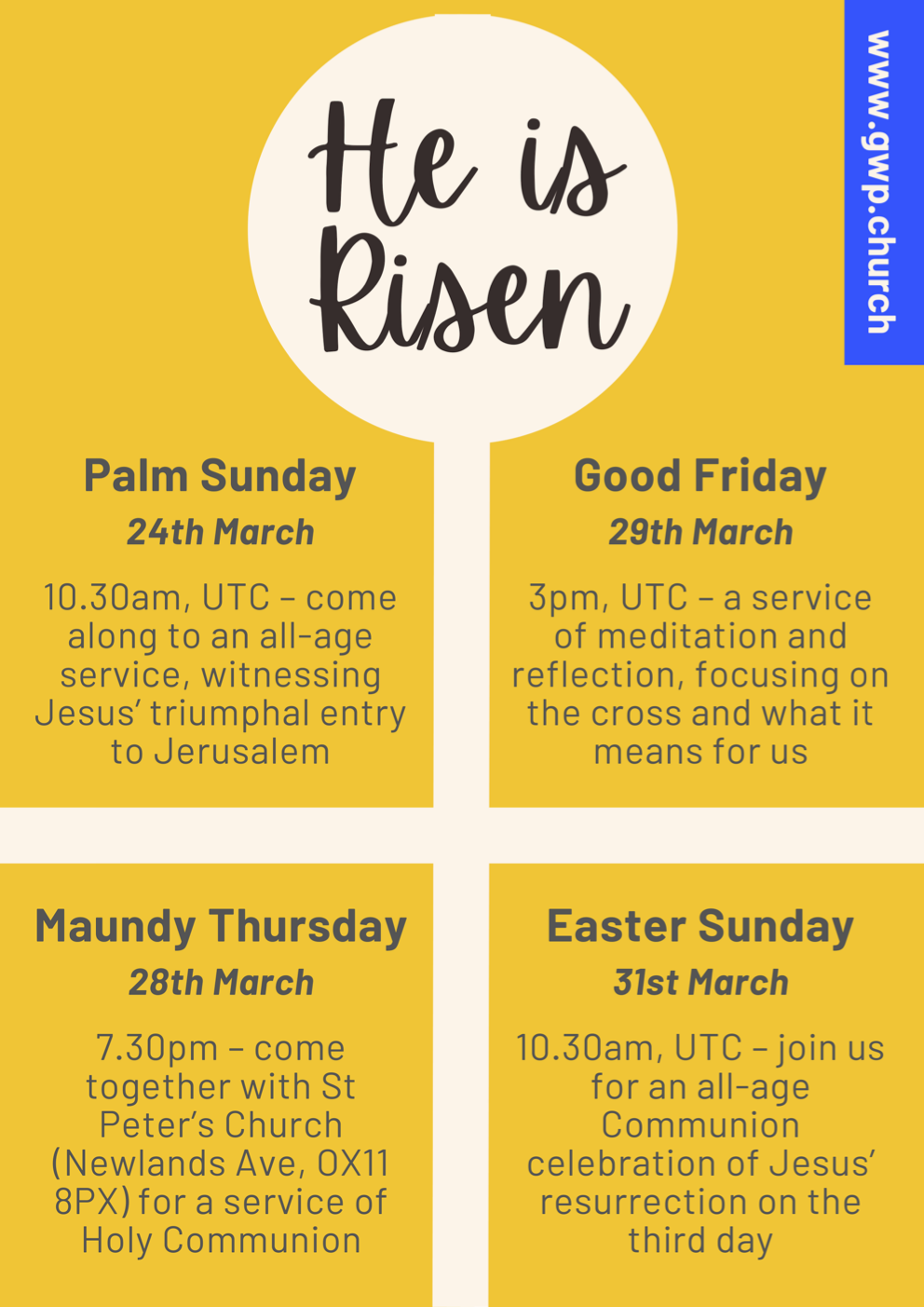 Easter 2024 – Great Western Park Church